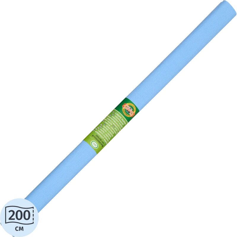 Бумага цветная крепир в рул 9755 KOH-I-NOOR 2000х500мм голубая 9755025001PM