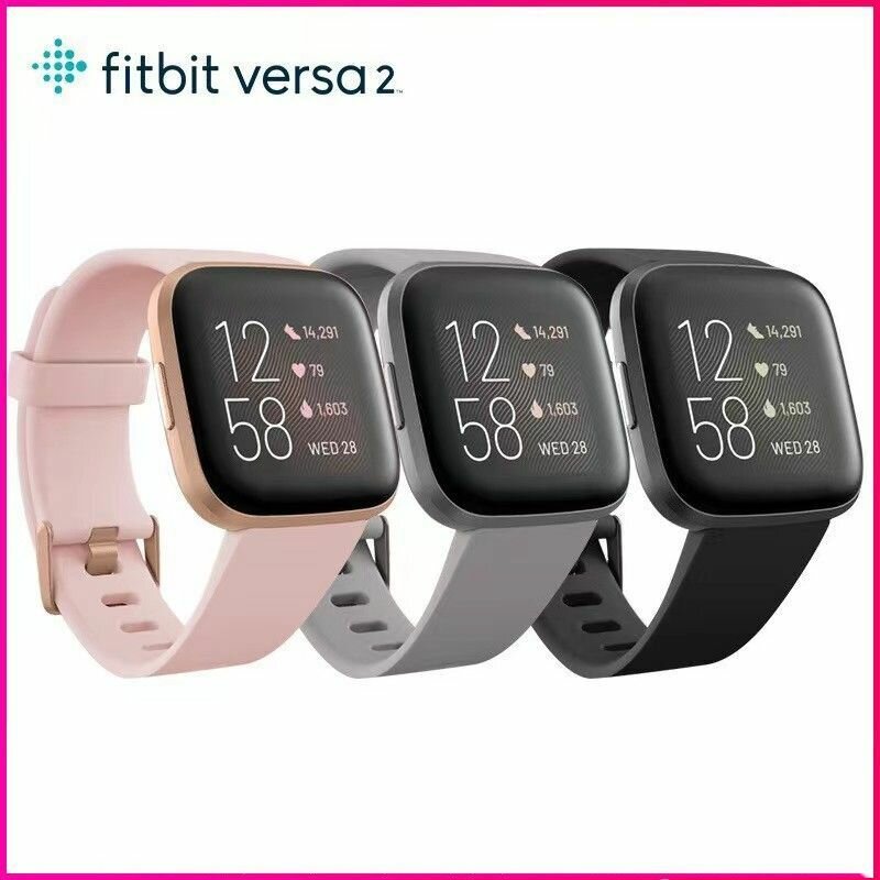 Умные часы Fitbit Versa2, черный