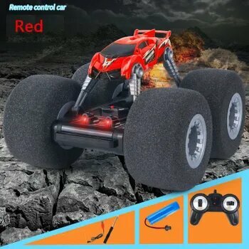Автомобиль с дистанционным управлением, EBOYU 9089A RC Monster Truck Stunt Car Снятый в помещении с мягкими гигантскими колесами