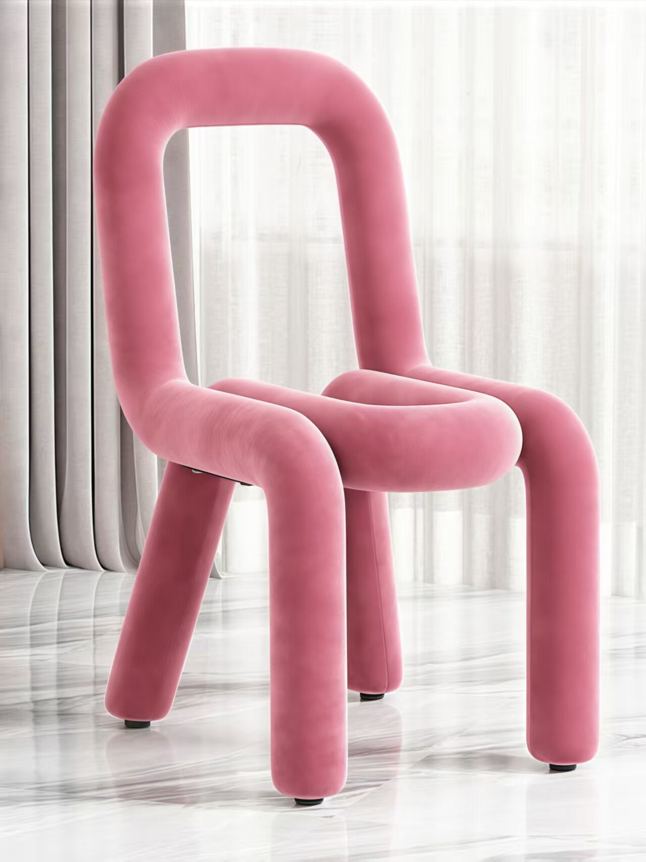 Стул Nordic Ins Elbow Creative Simple B898, ширина 60 см, высота 80 см