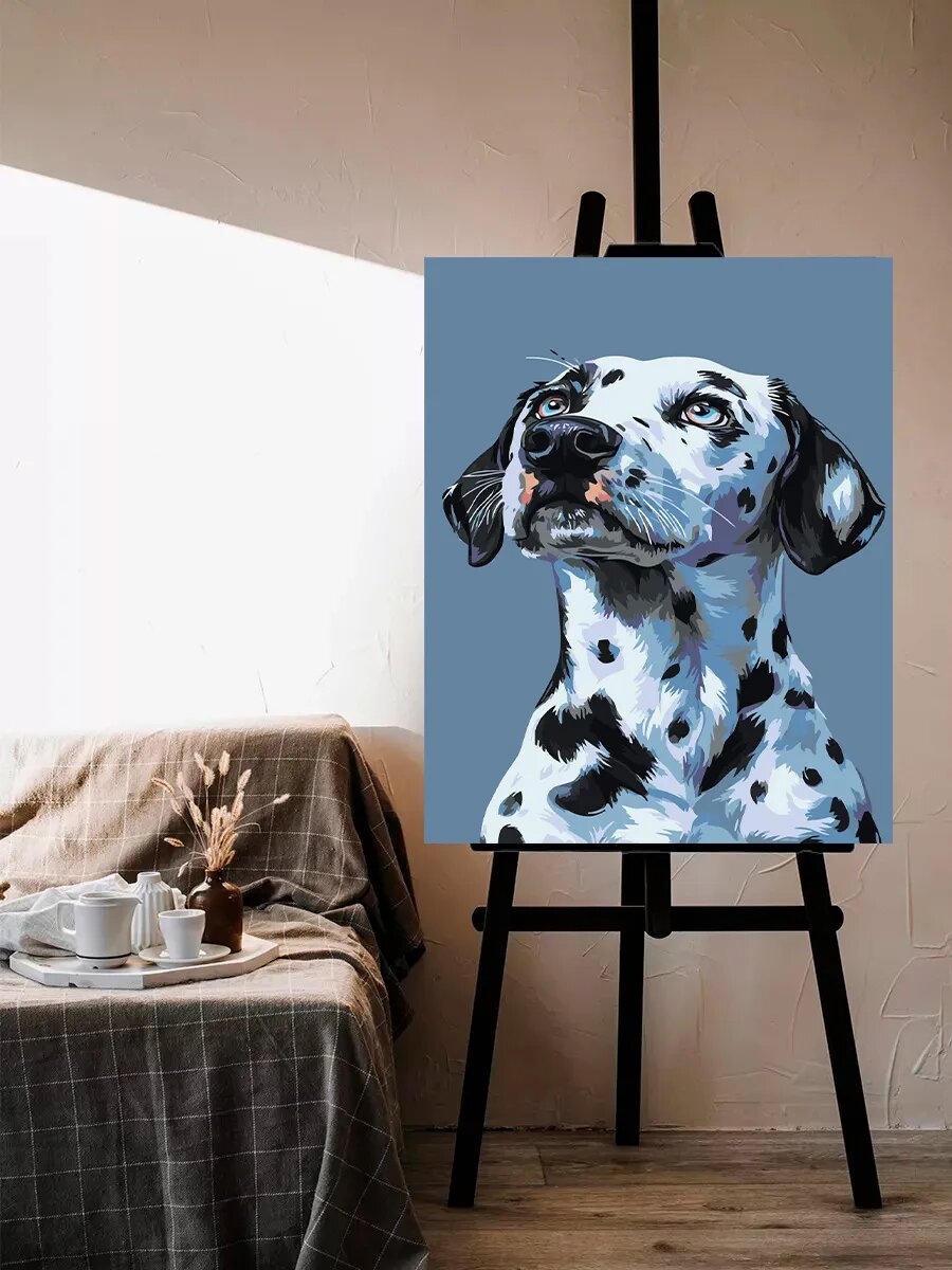 Картина по номерам Мультяшный Далматин Собака Животное