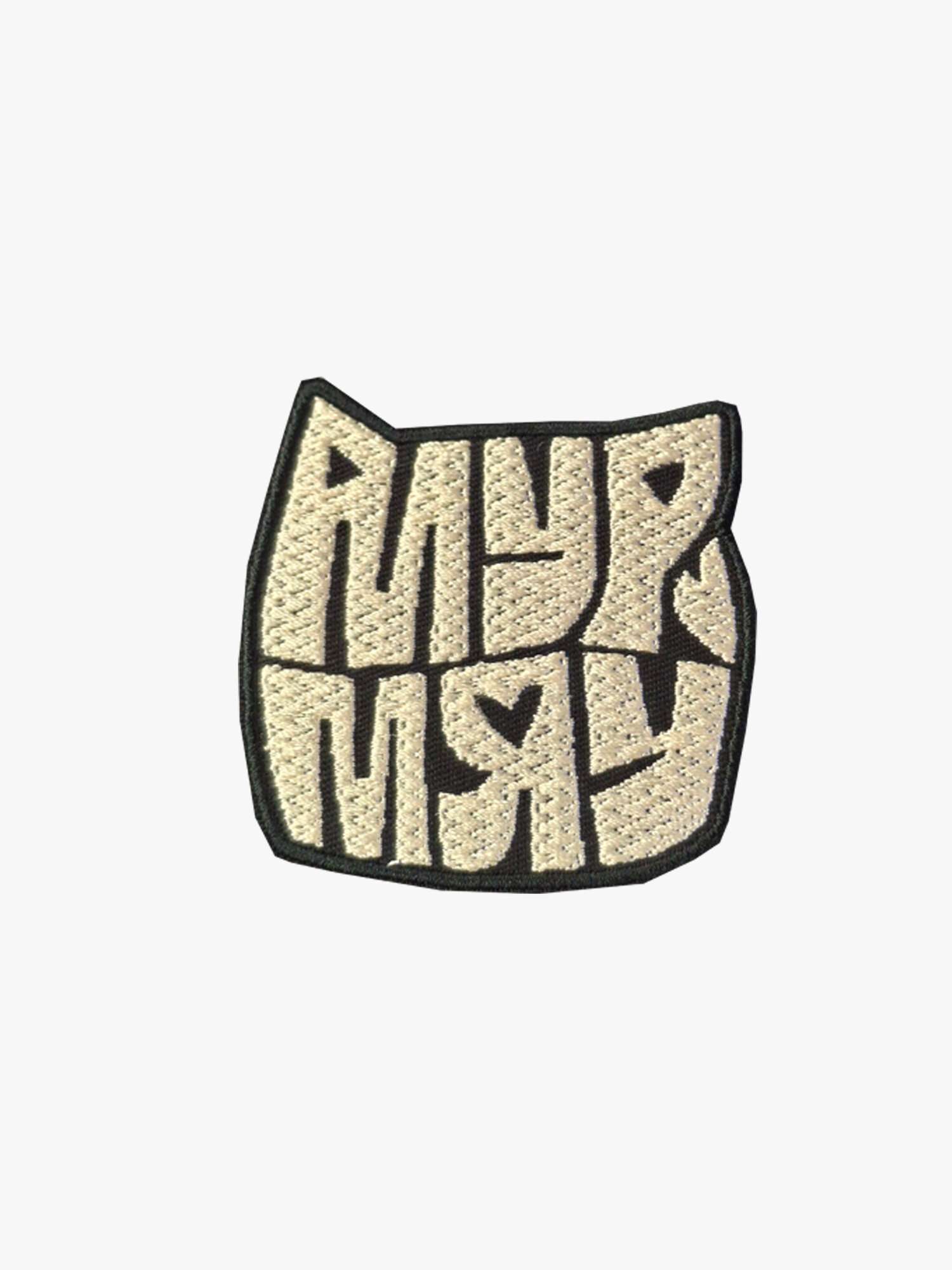 Нашивка, шеврон, патч (patch) Мур Мяу, размер 7*7 см