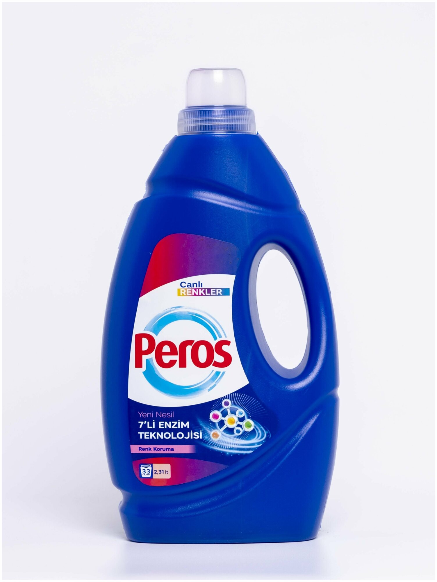 Гель для стирки цветного белья жидкий порошок для стирки парфюмированный концентрат Peros 2,31 л, Турция