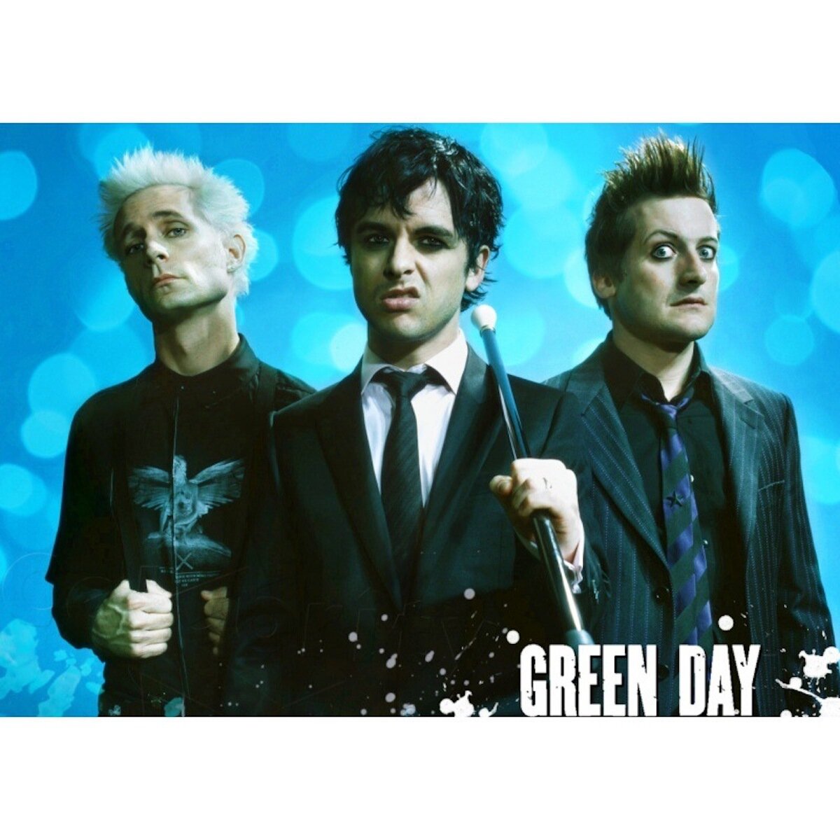 Арт-постер аниме Green Day для стен, домашний декор, семейный декор, постеры для стен