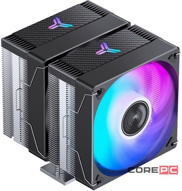 Кулер для процессора JONSBO CR-3000E Color Black, AM4, 4-pin PWM, гидродинамический