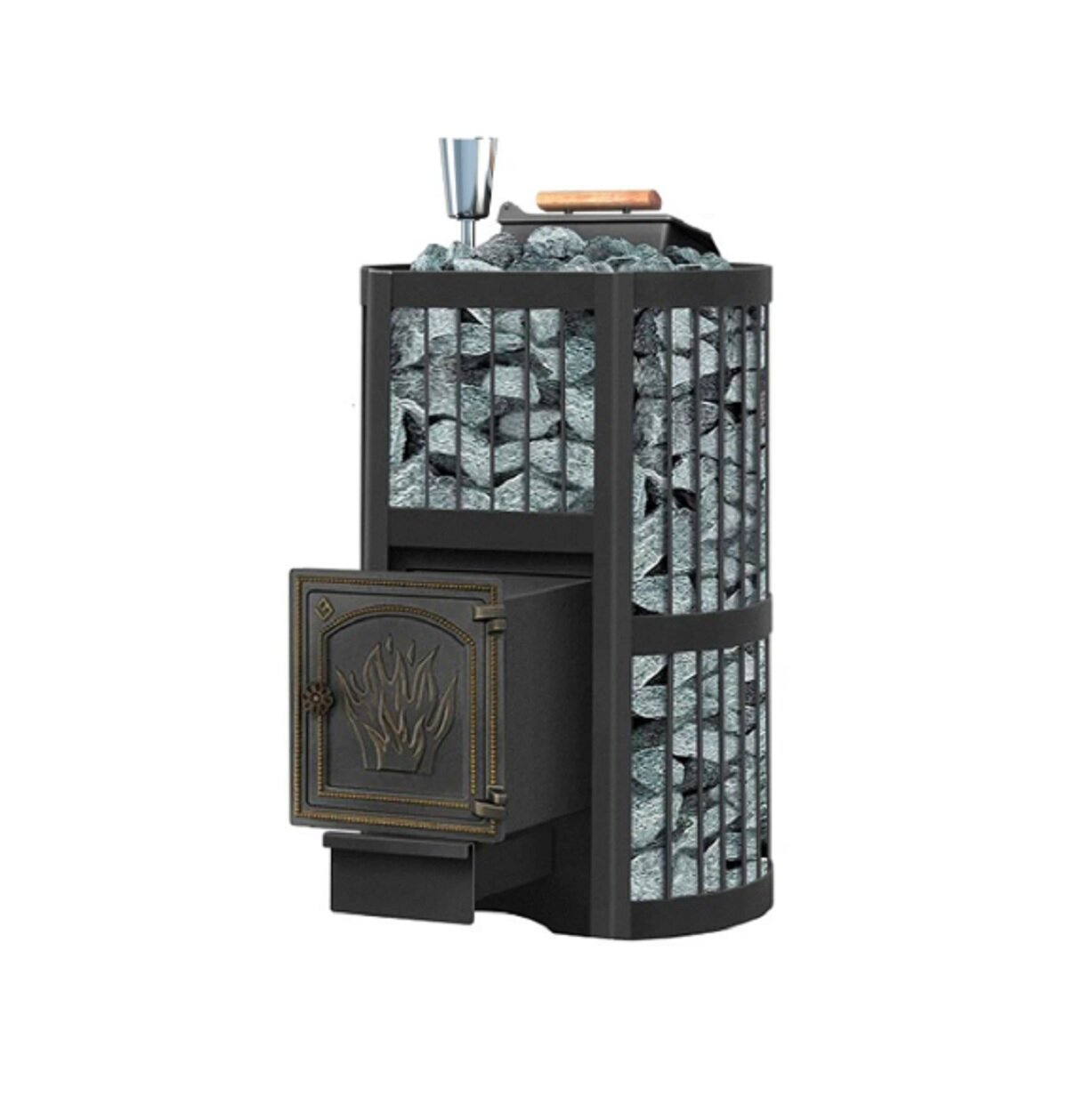 Печь везувий Ураган Стандарт 16 (ДТ-4) диаметр дымохода: 115 мм