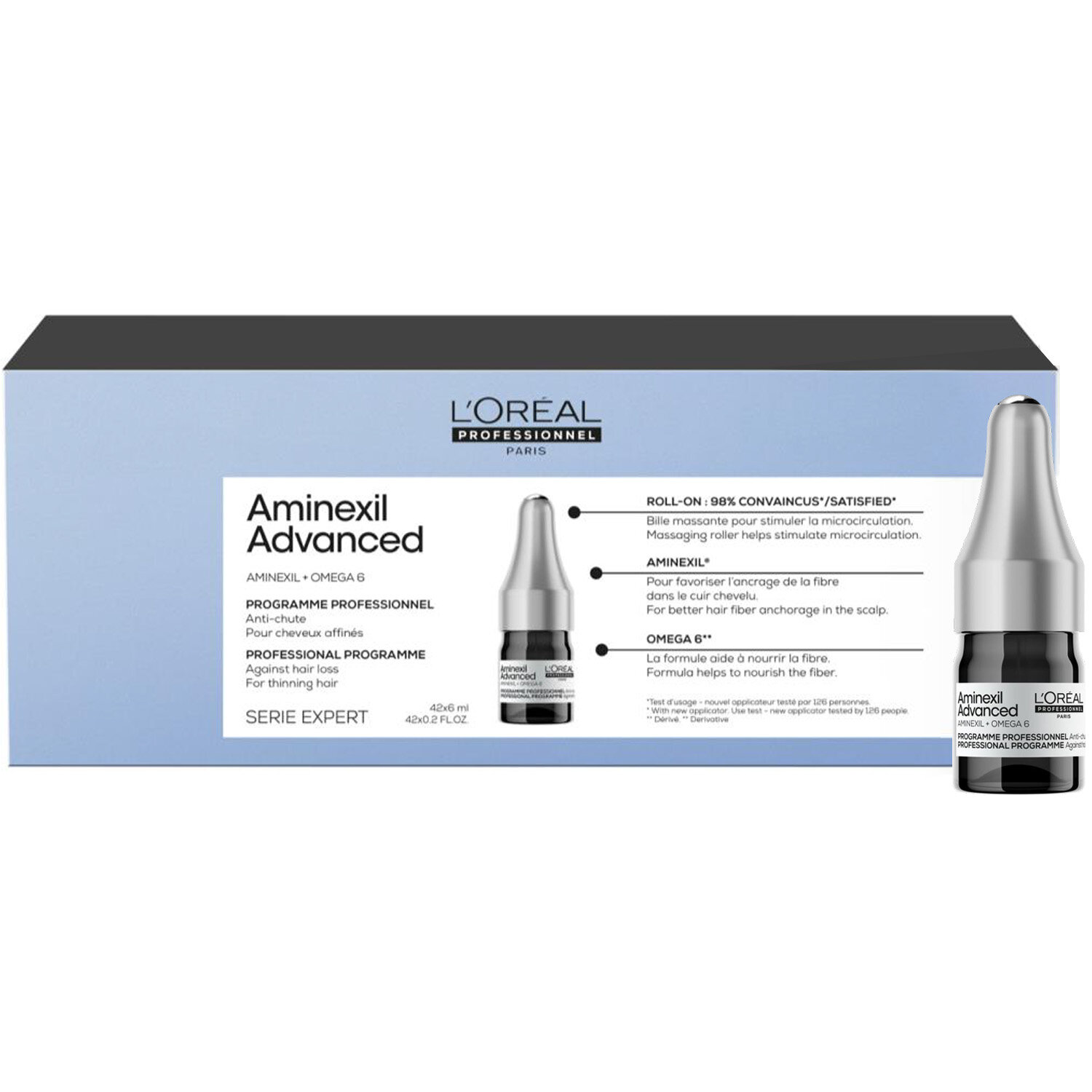 L'oreal Professionnel Программа Aminexil Advanced от выпадения волос Serie Expert Scalp Care, 42 ампулы х 6 мл