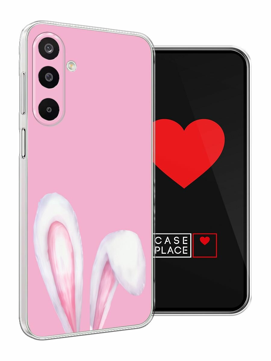 Чехол на Samsung Galaxy M16 / Самсунг Галакси М16 с принтом "Кроличьи уши 1" — фото 1