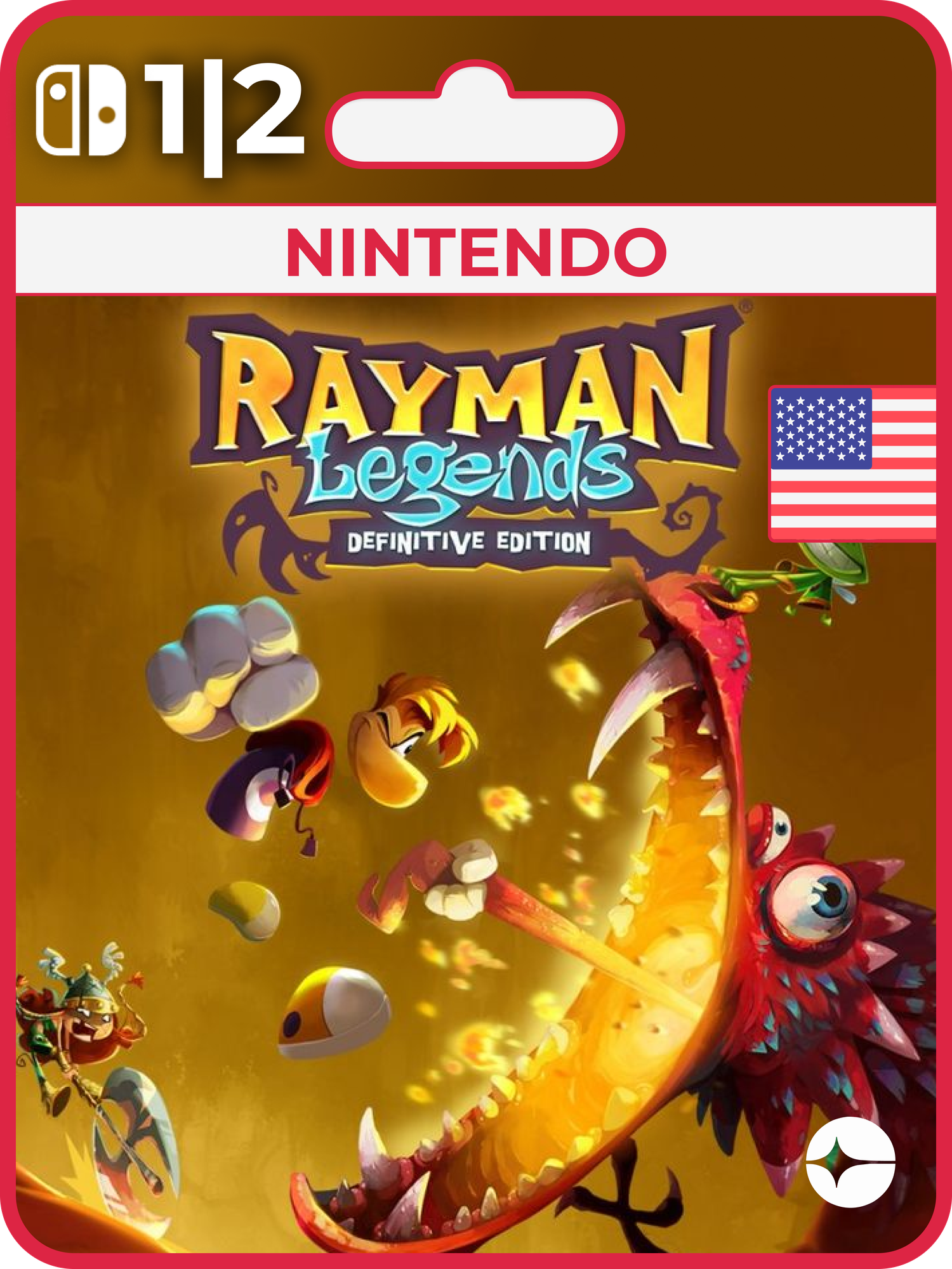 Rayman Legends Definitive Edition для Nintendo Switch 1&2 [Цифровая версия, США]