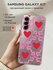 Чехол на Samsung Galaxy A17/A18 / Самсунг А17/А18 с принтом "Hearts and ribbons ...