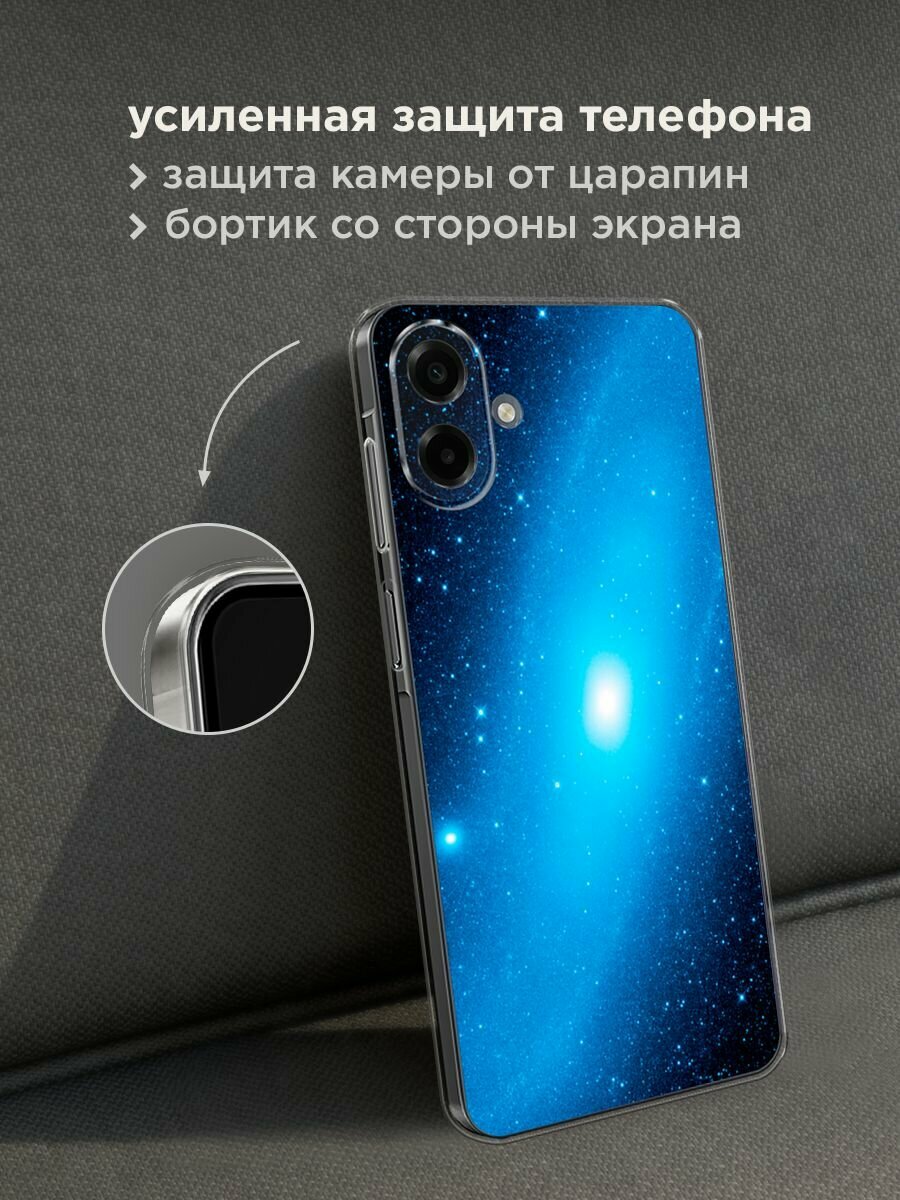Чехол на Samsung Galaxy A07 / Самсунг А07 с принтом "Космос 1" — фото 1