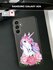 Чехол на Samsung Galaxy A24 / Самсунг Галакси A24 с принтом "Единорог с пионами"...