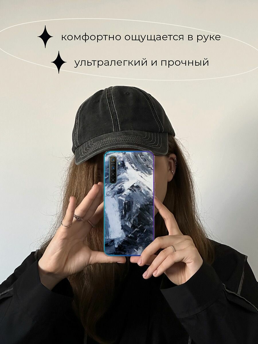 Чехол на Realme XT / Реалми XT с принтом "Абстракция живопись" — фото 1