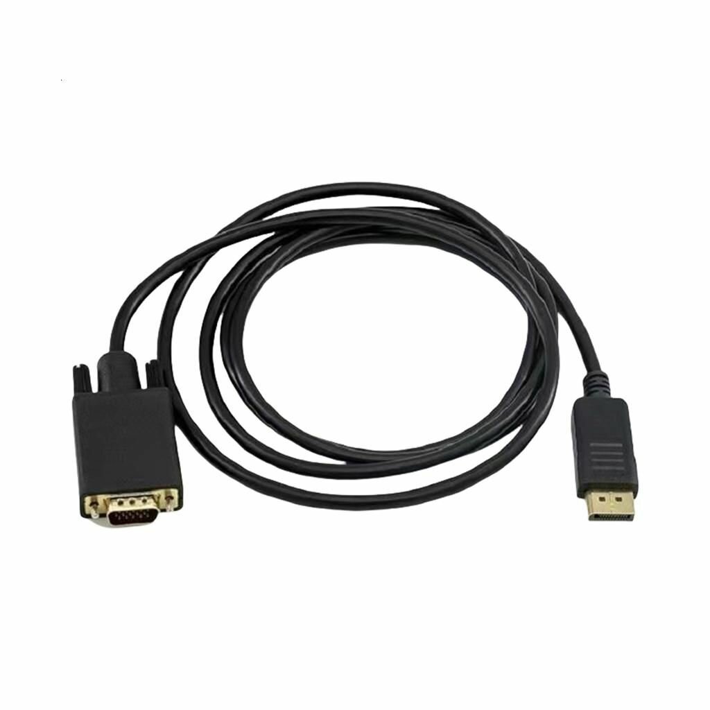 Кабель DisplayPort to VGA 1080P, адаптер Male для мониторов, настольного компьютера, ноутбука