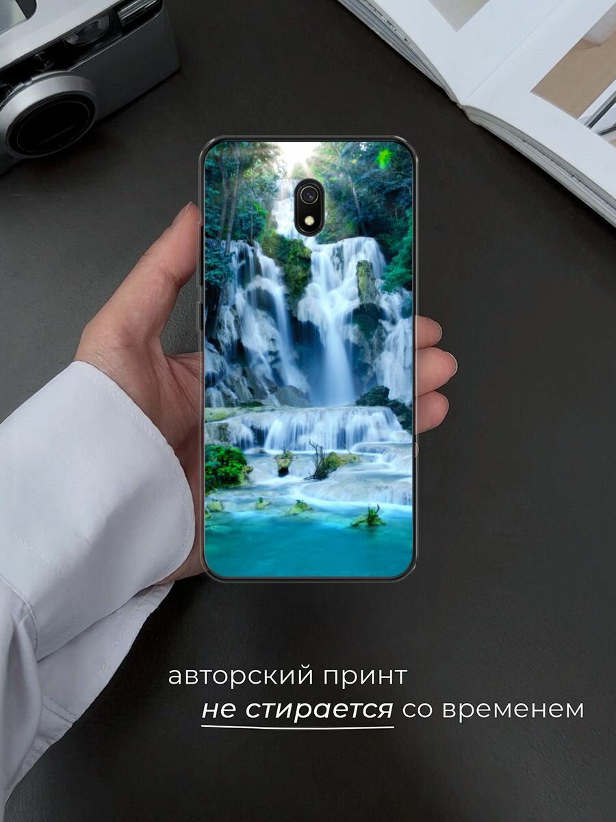 Чехол на Xiaomi Redmi 8A / Сяоми Редми 8А с принтом "Водопад 8" — фото 1