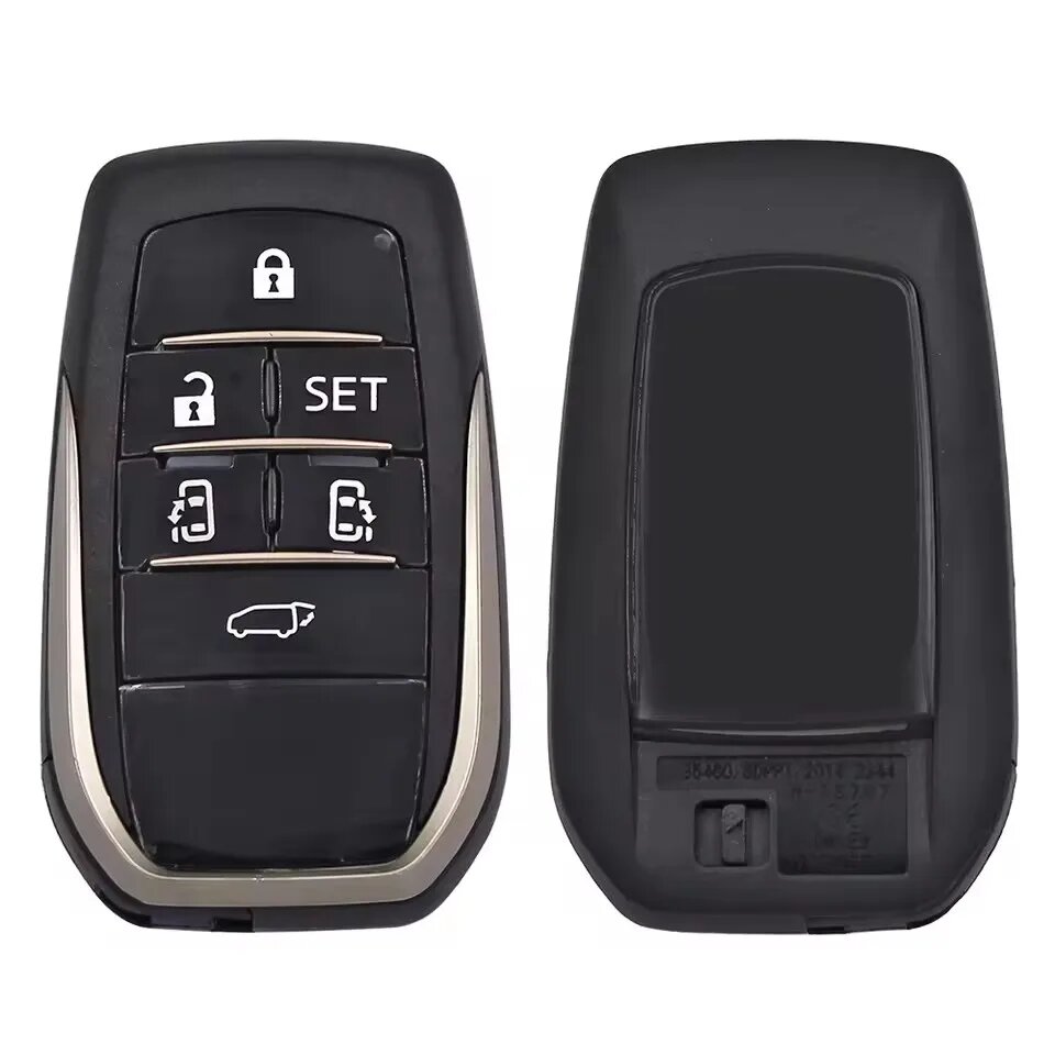231451-0120 Умный дистанционный брелок для Toyota Alphard Vellfire 8A Чип P4: A9 312 МГц 314 МГц 433 МГц BK1EW 61E068-0010 312.50-314.00MHz, 6 кнопок