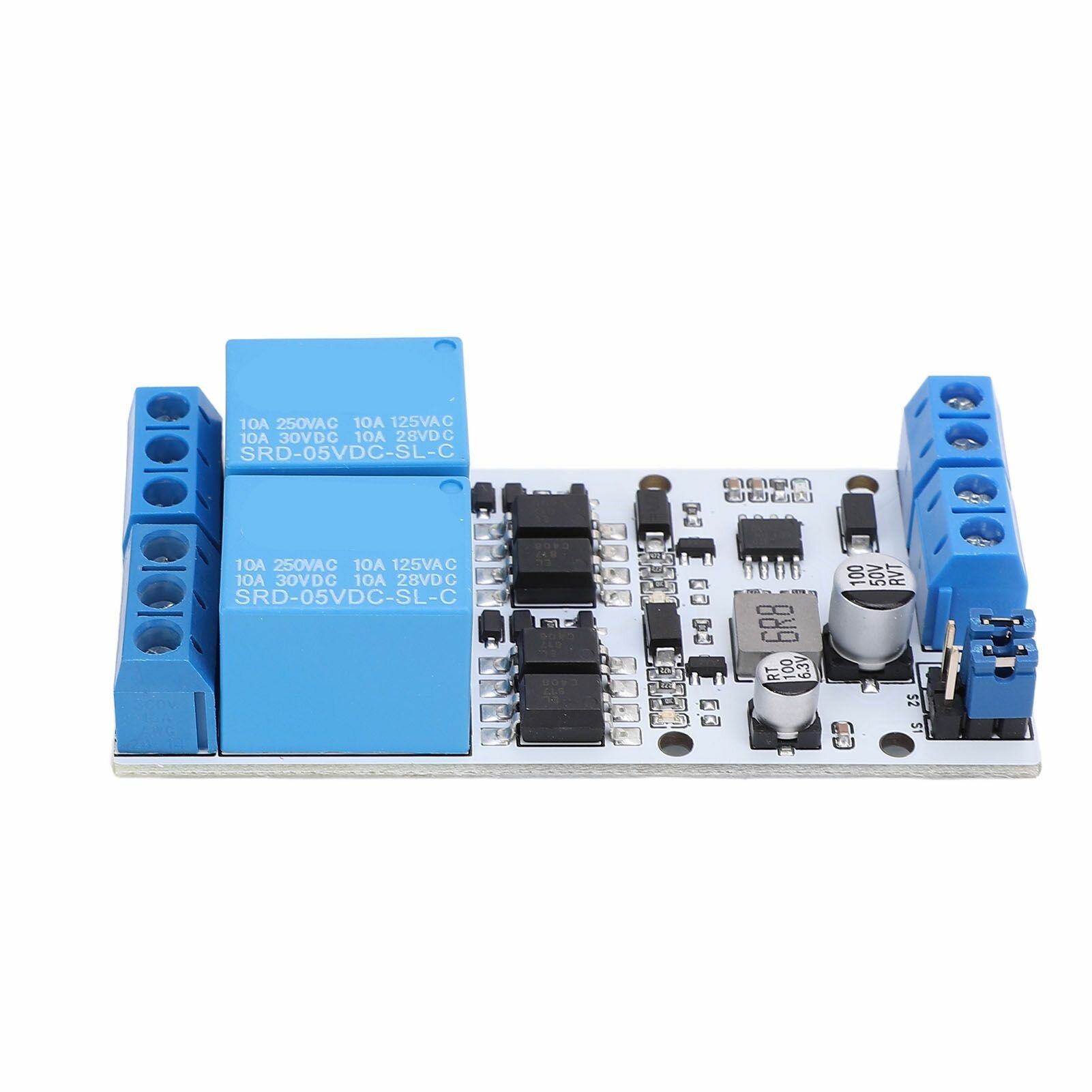 2-канальное реле GPIO 5-32V с высоким уровнем