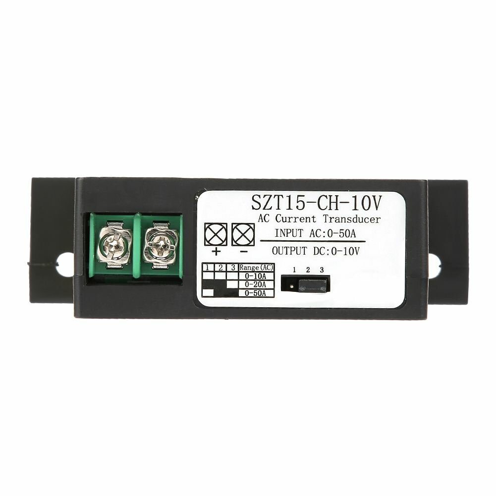 Трансформатор тока AC, 0-10/20/50A, выход 0-10В, изолированный, самопитание