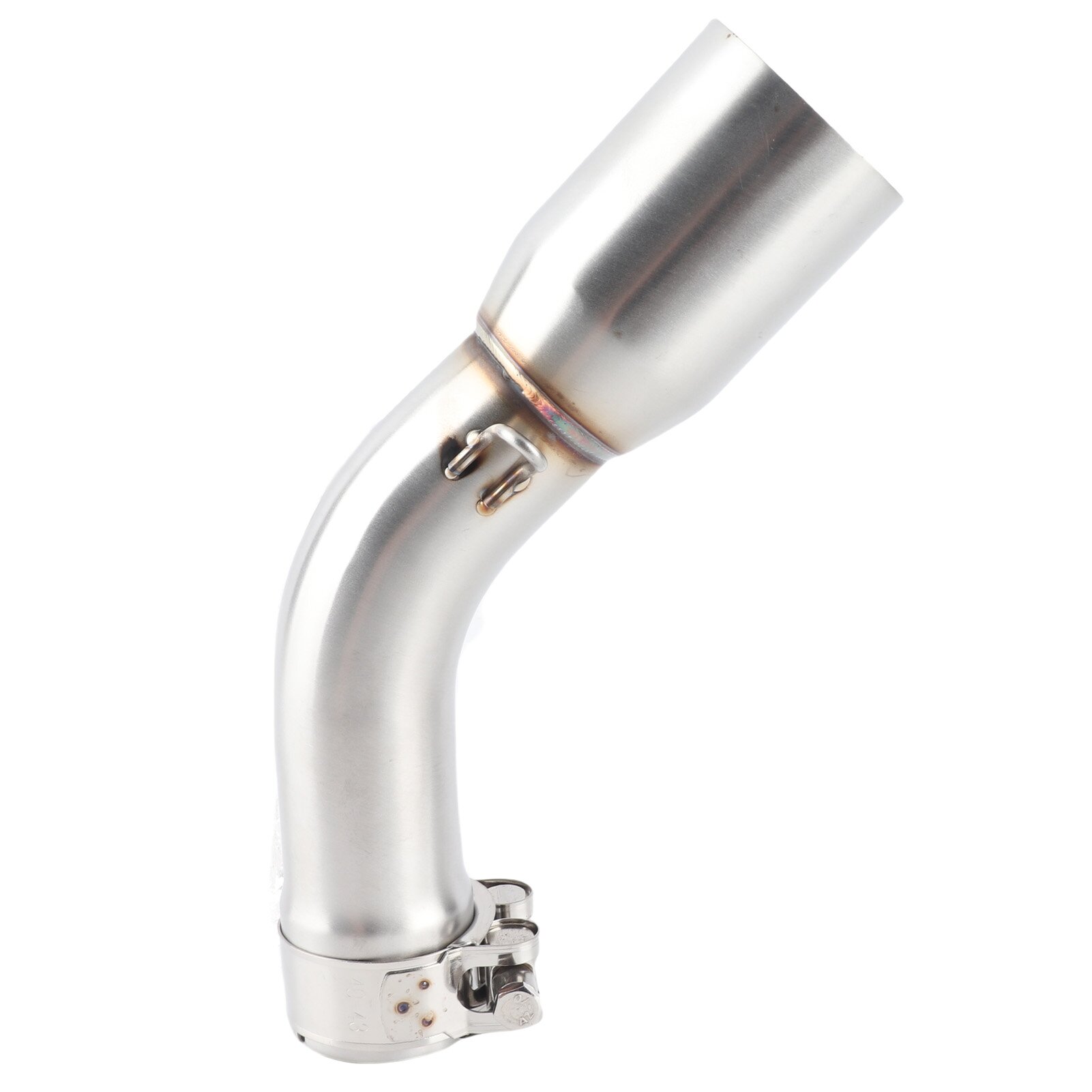 Средняя труба выхлопной системы мотоцикла, нержавеющая, термостойкая, малошумная, для замены на SUZUKI SV650 SV650X 2016–2021 гг.