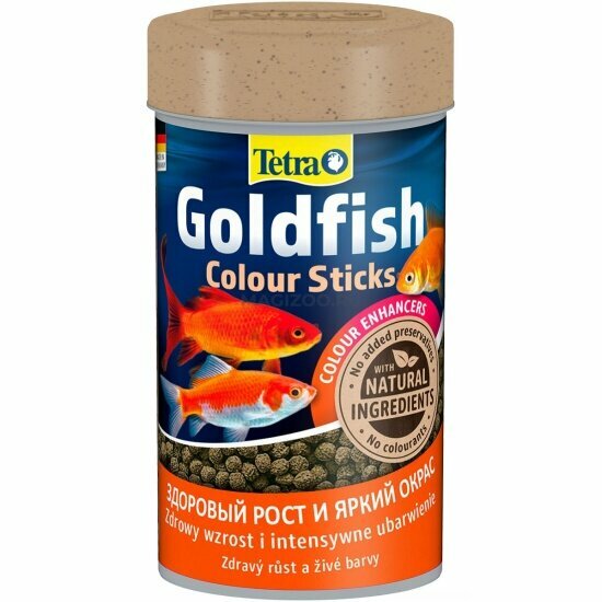 Корм для улучшения окраса золотых рыбок Tetra Goldfish Colour Sticks 100 мл