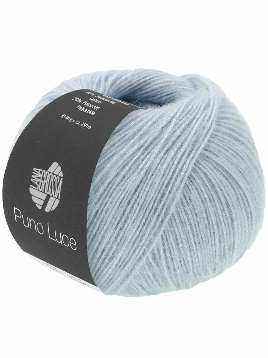 Пряжа для вязания Lana Grossa Puno Luce пушистая, цвет 006, 1 моток