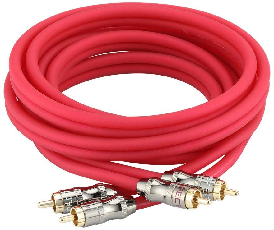 Кабель межблочный Aspect RCA-NL2.25, Neon Line, 2RCA-2RCA, 2,5м