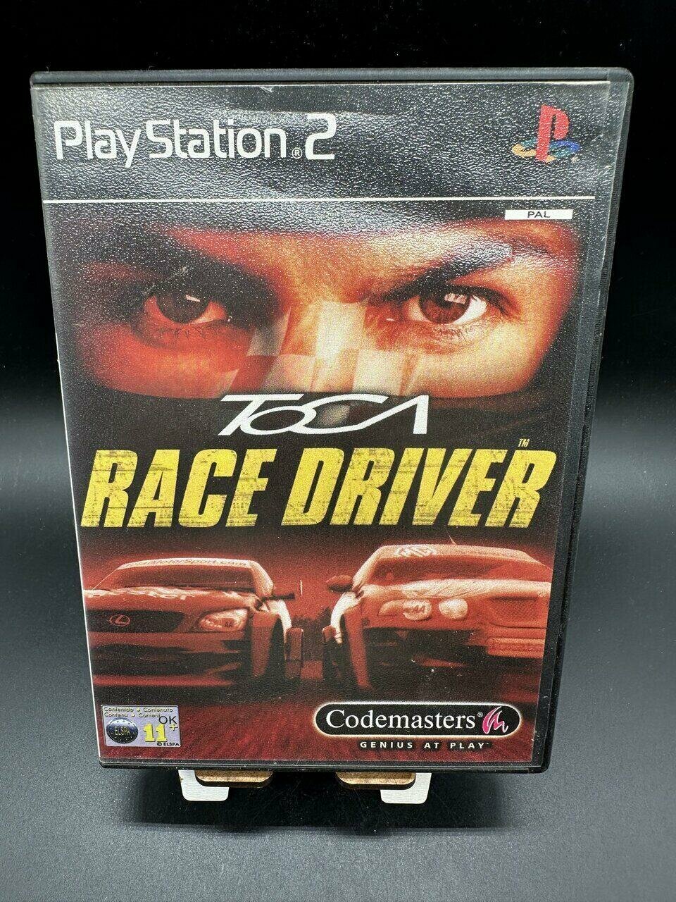 Диск с игрой Toca race driver на PlayStation 2 прошитую