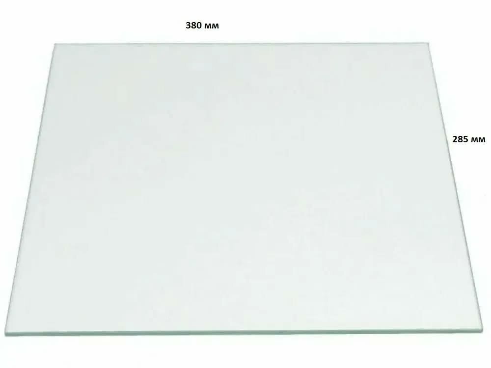 Внутреннее стекло духовки GRETA 1470 / 380 x 285 мм старая модель