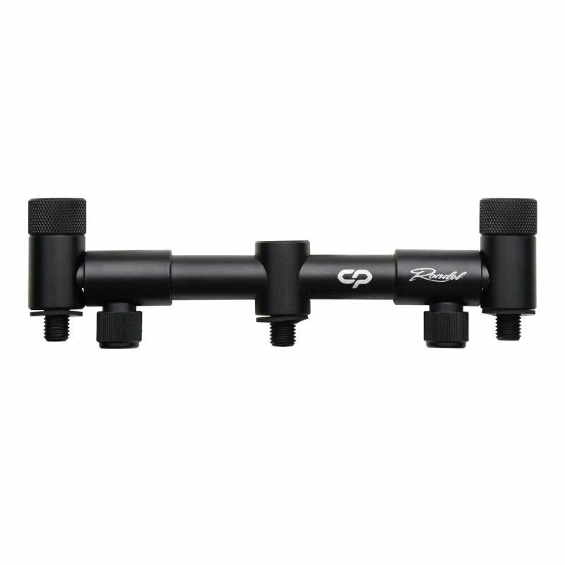 CARP PRO Буз-бар Rondel на 2 удилища алюминий black 7-10" 18-25см