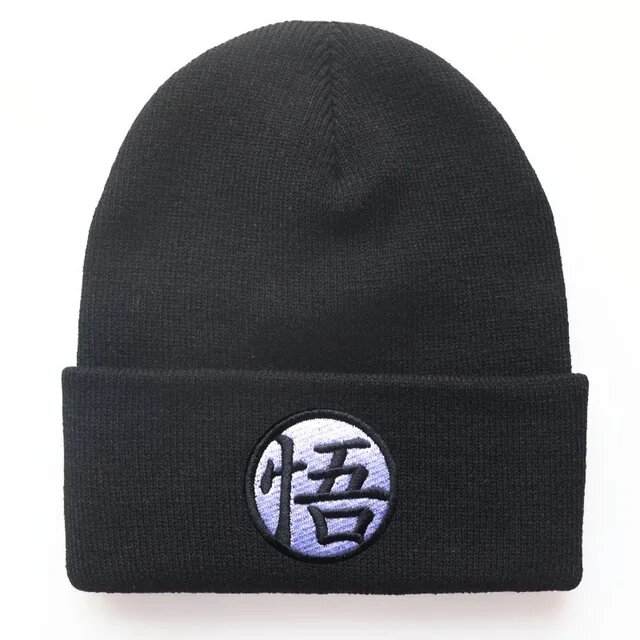 Вязаная шапка с вышитой черепахой Dragon Ball, шерстяная шапка на осень и зиму, тёплая шляпа от солнца, унисекс, студенческий стиль, Размер: Один размер