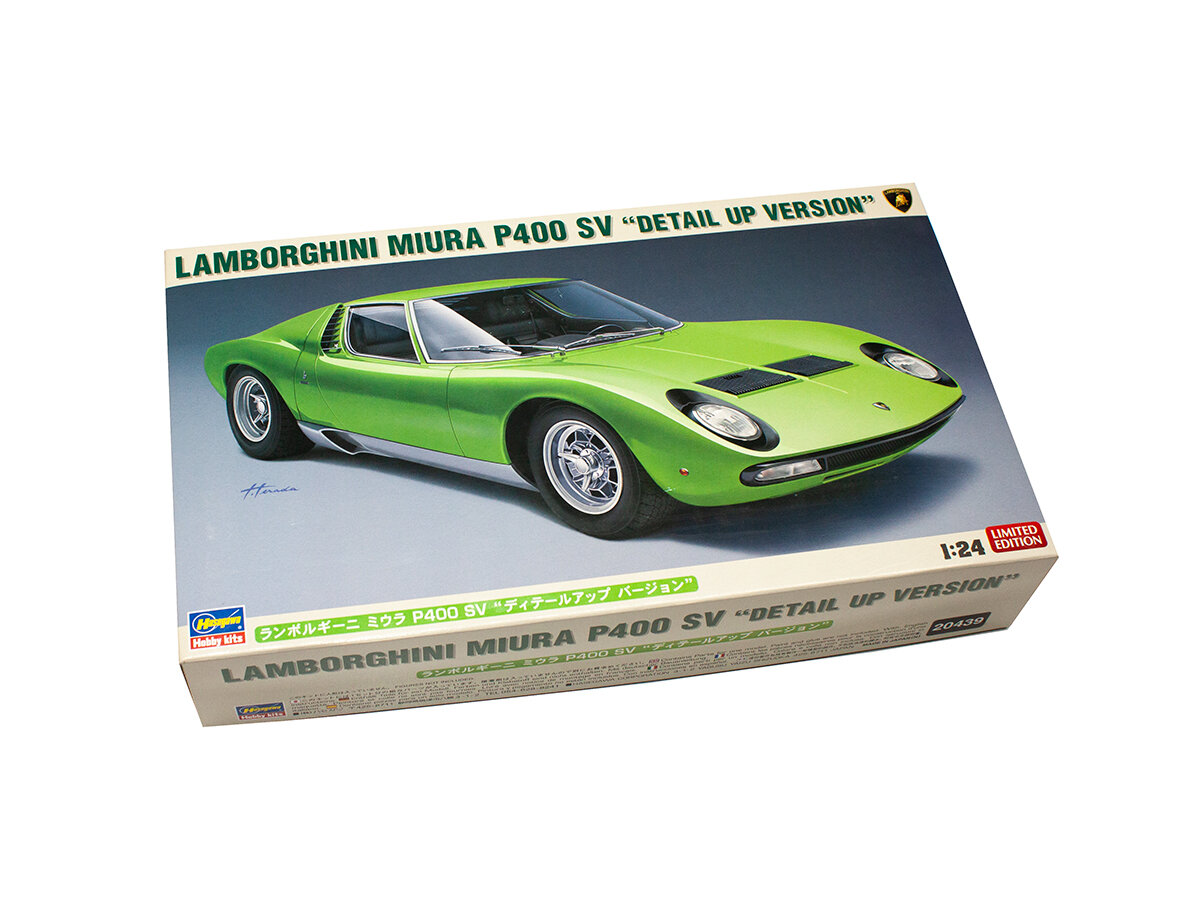 20439 Hasegawa Автомобиль Lamborghini Miura P400 SV (1:24)