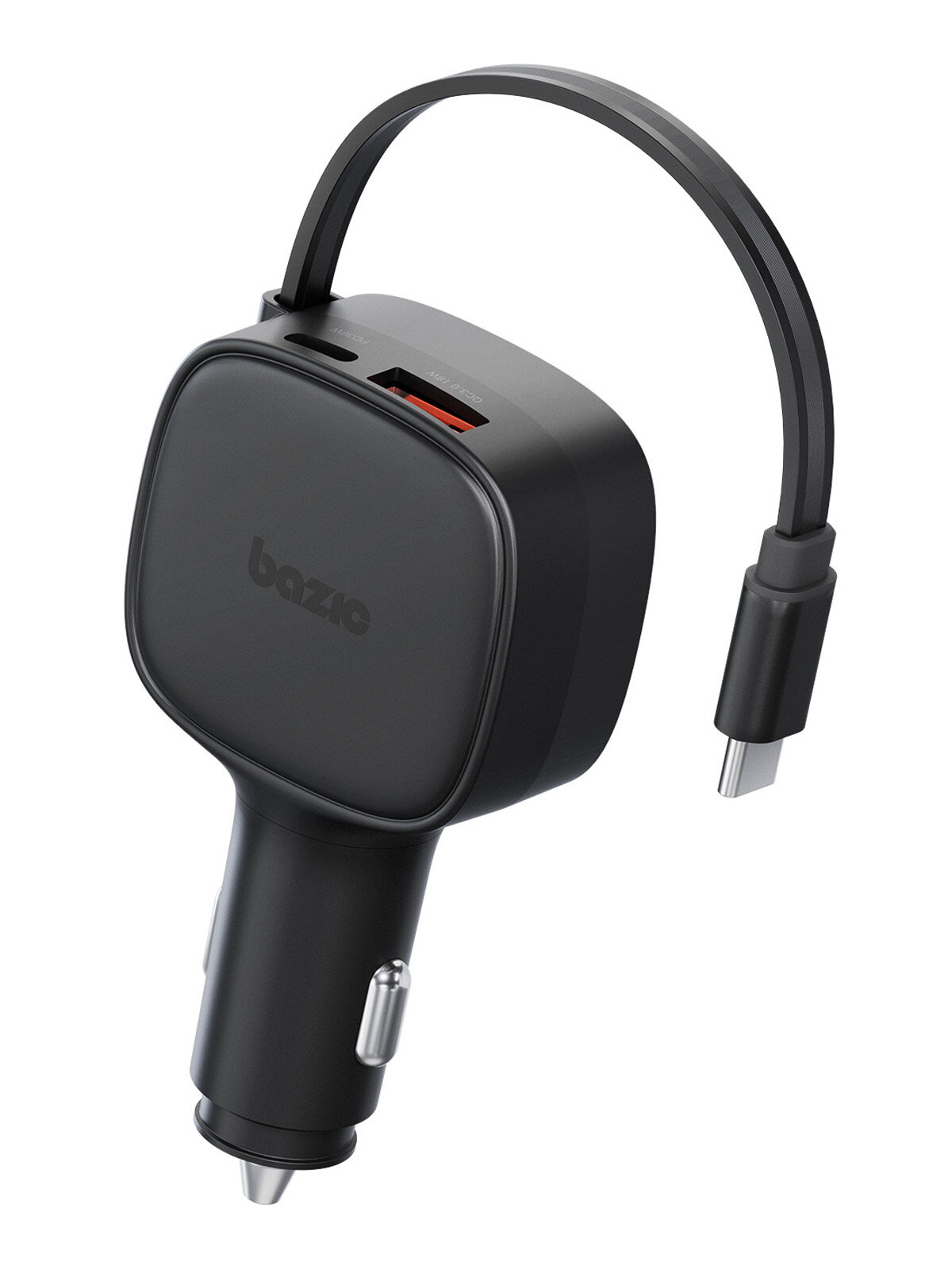 Автомобильное зарядное устройство Energea Bazic GoDrive Loop с быстрой зарядкой, мощностью 84W, черный