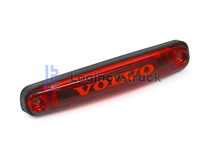 Габарит светодиодный neon slim-m volvo 24v красный (26769)