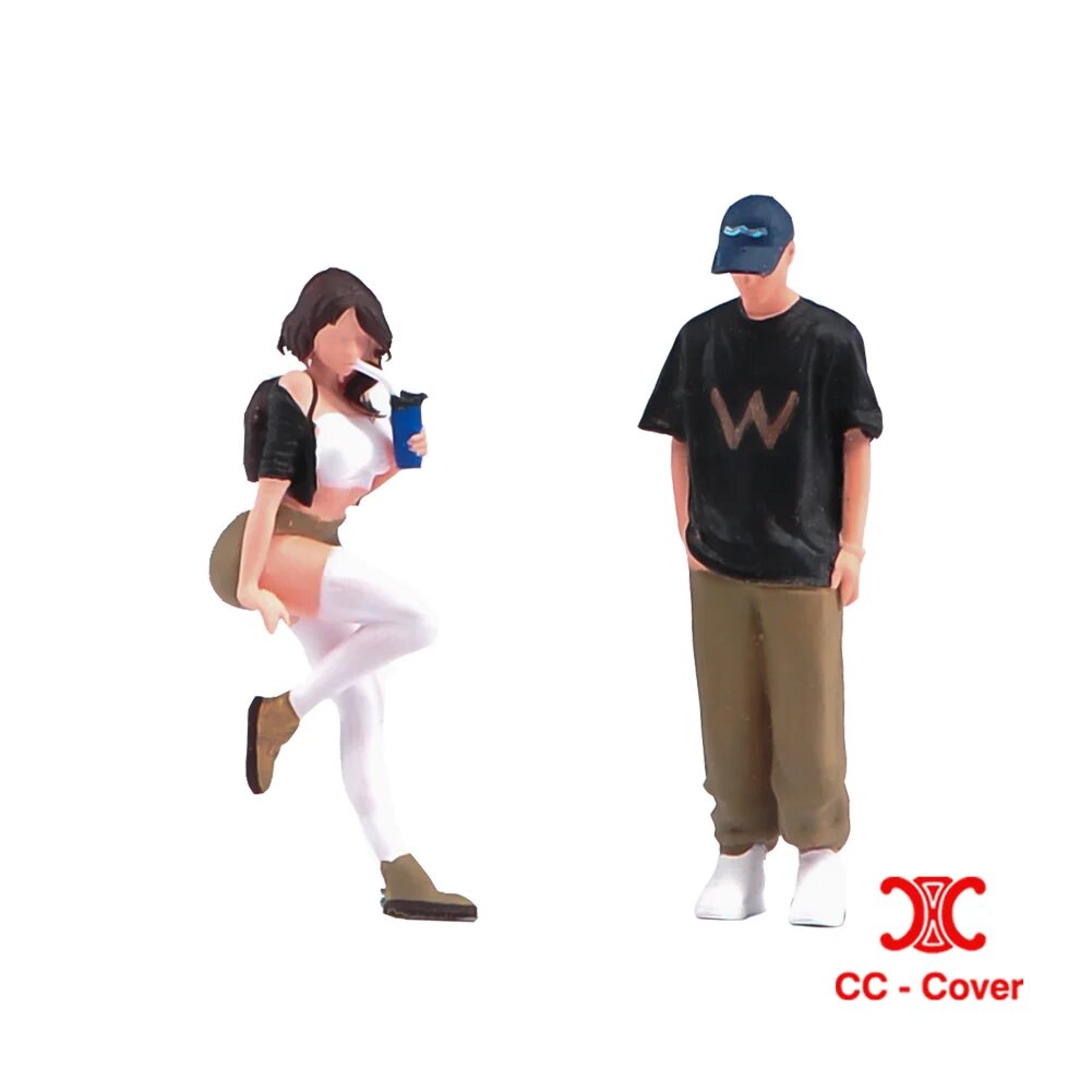 Фигурки для питья чая с молоком MAK 1/18 1/24 1/43 1/64 1/87 Painted A, 1 to 64