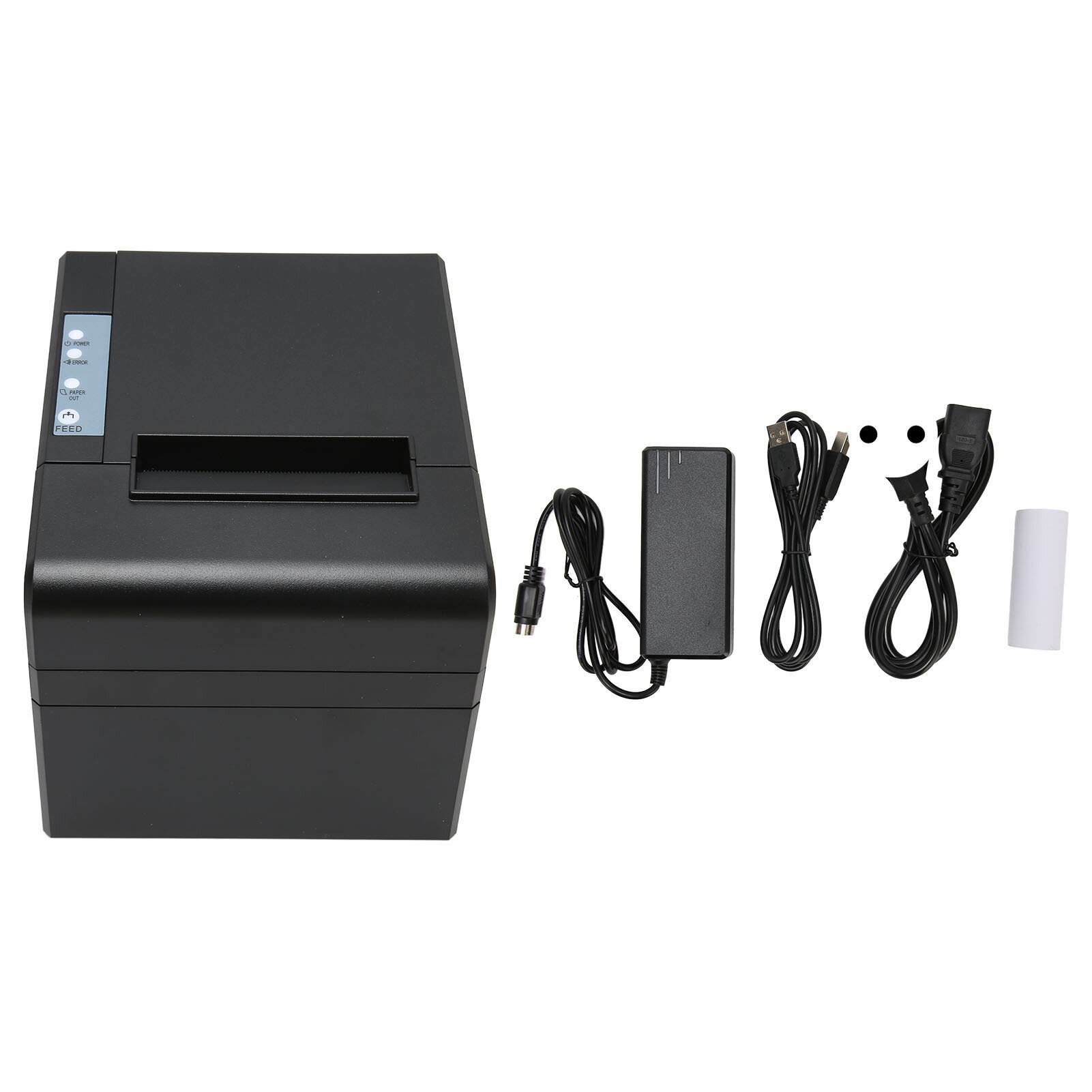 Pos Printer Small 80 -мм USB -тепловой принтер ресторан ресторан кухонный принтер с автоматическим резаком 100–240 В пигма