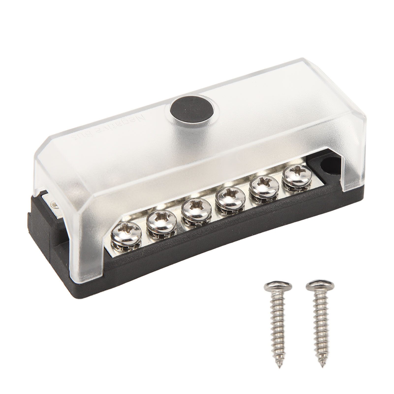 Распределительный блок питания 100 А 32 В с 12 клеммами, шина с защитным кожухом для грузовиков постоянного тока, автодомов и лодок.