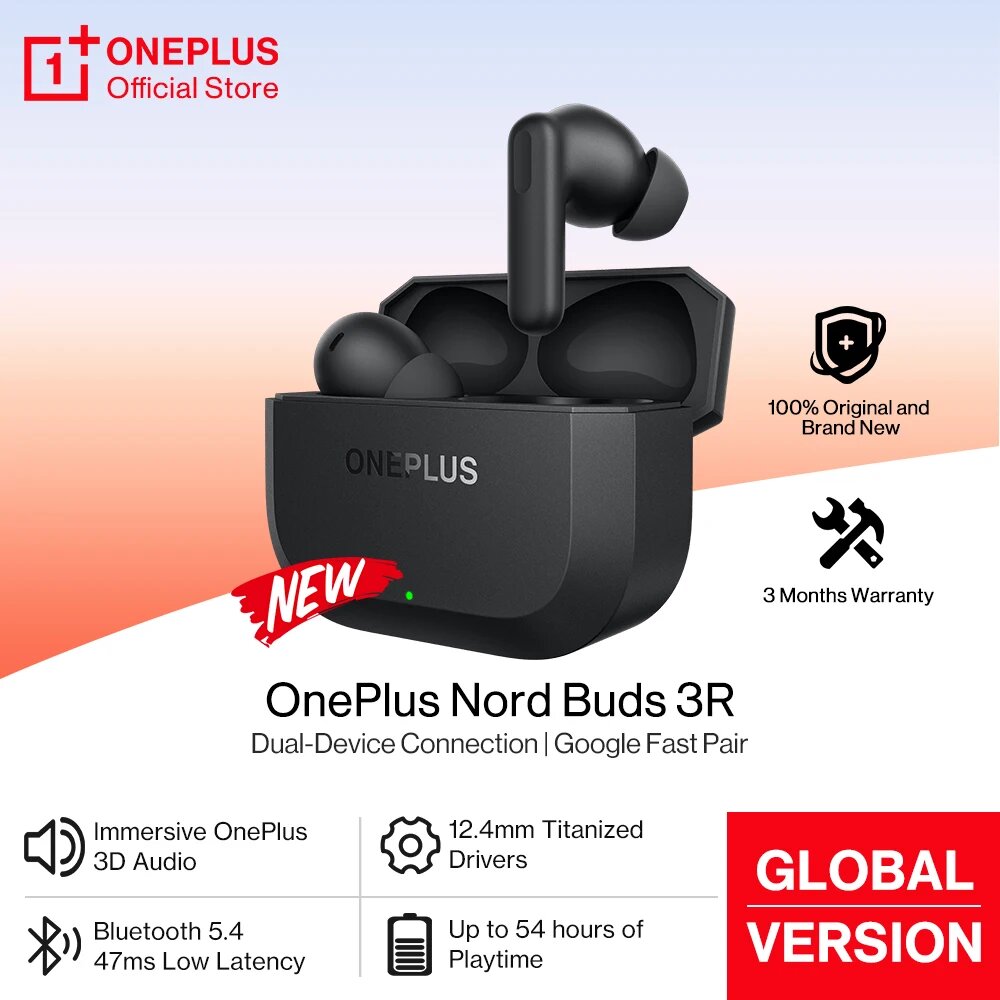 OnePlus Nord Buds 3r Наушники Black