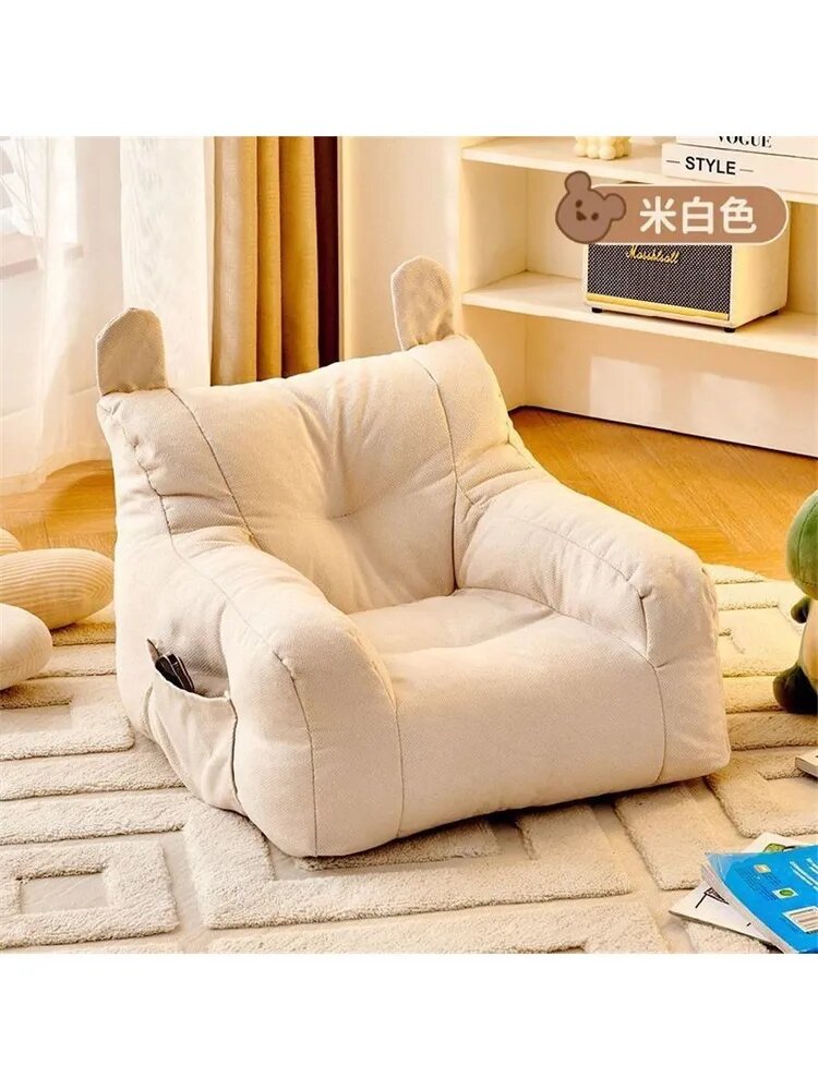 Прямой диван, механизм На пол, Трехуровневый трансформер, 38х38х38 см, белый