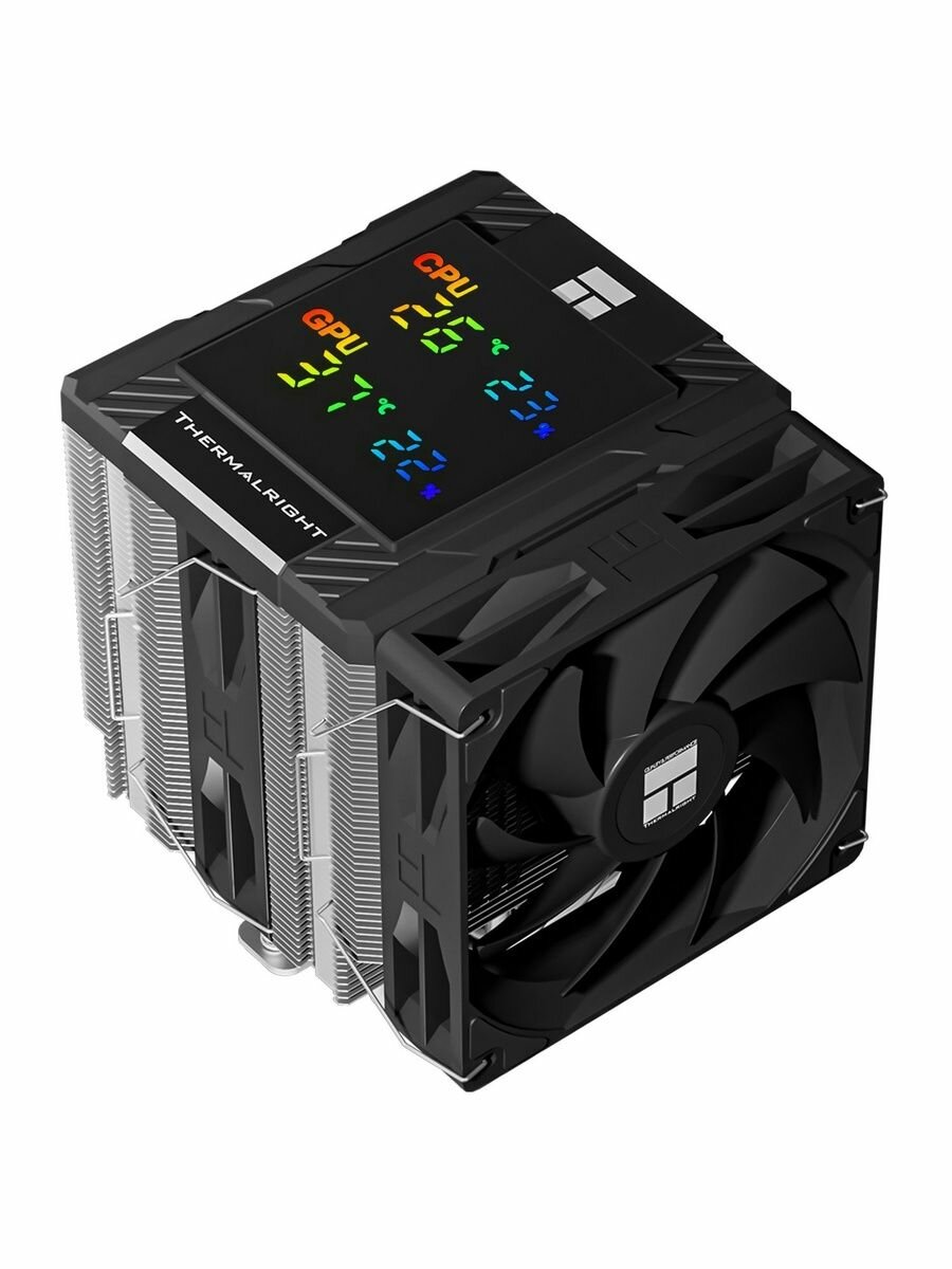 Двойной кулер Thermalright Peerless Assassin 120 Digital BLACK с экраном