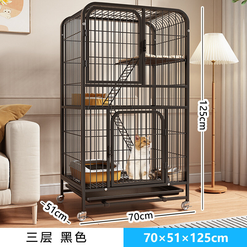 Клетка для кошек для домашнего использования, большая вилла для кошек с свободным пространством, дом для кошек, убежище для кошек, клетка для кошек напрямую от производителя