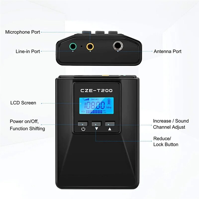 Портативный FM-радиопередатчик A99Z