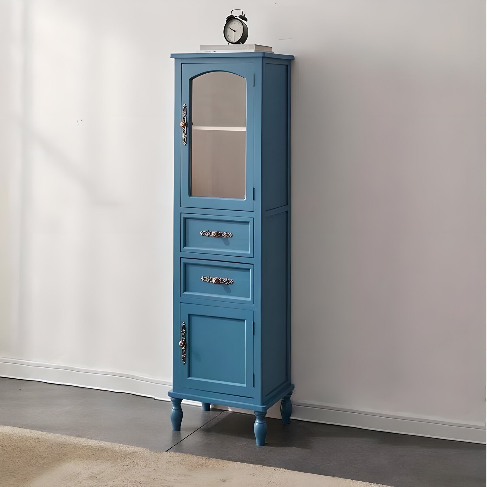 Буфет, ретро-стиль, деревянный, для дачи и дома, 35x136x35 см