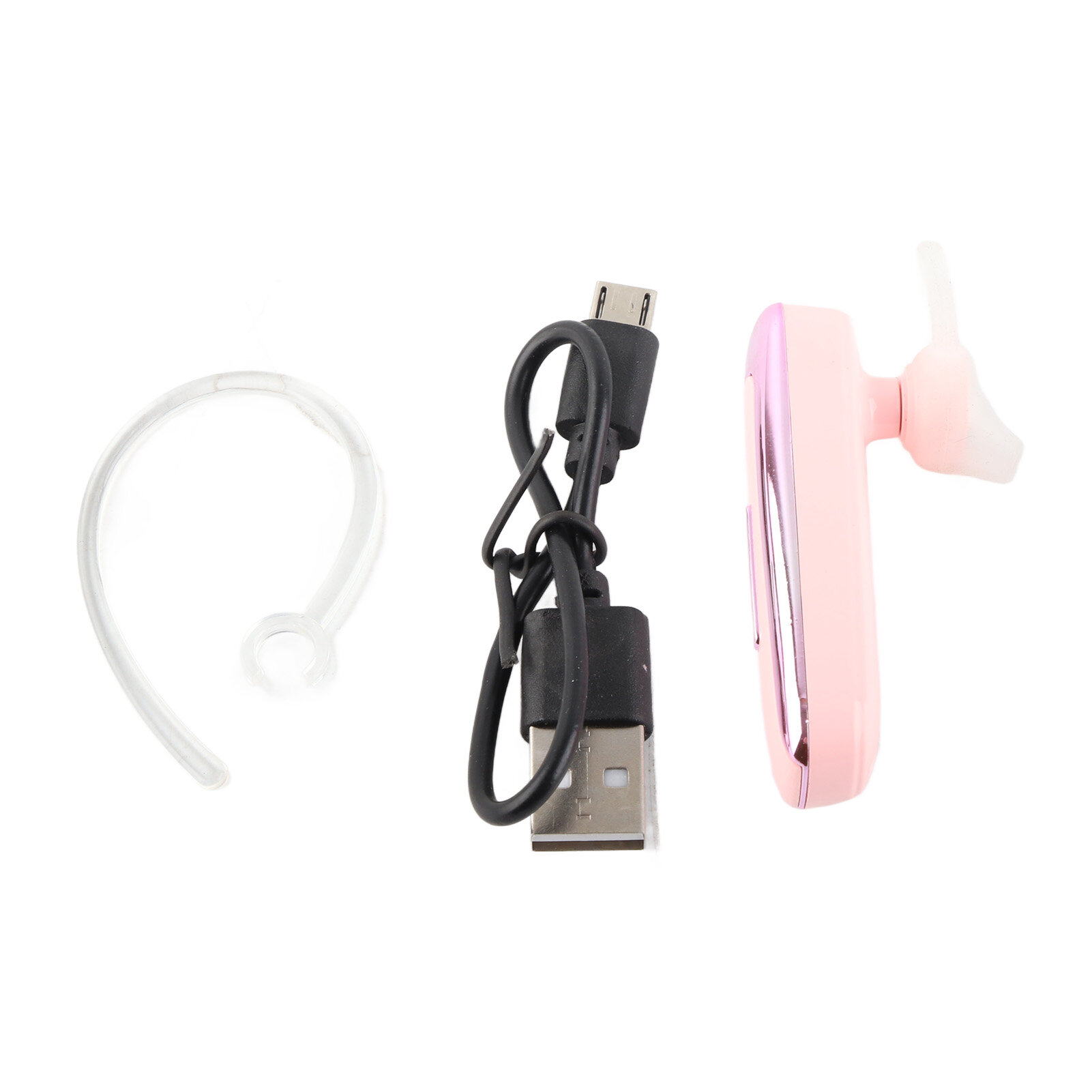 Bluetooth-наушники с длительным временем ожидания, наушники-вкладыши с одним ухом, стереонастоящие беспроводные деловые спортивные наушники розового цвета