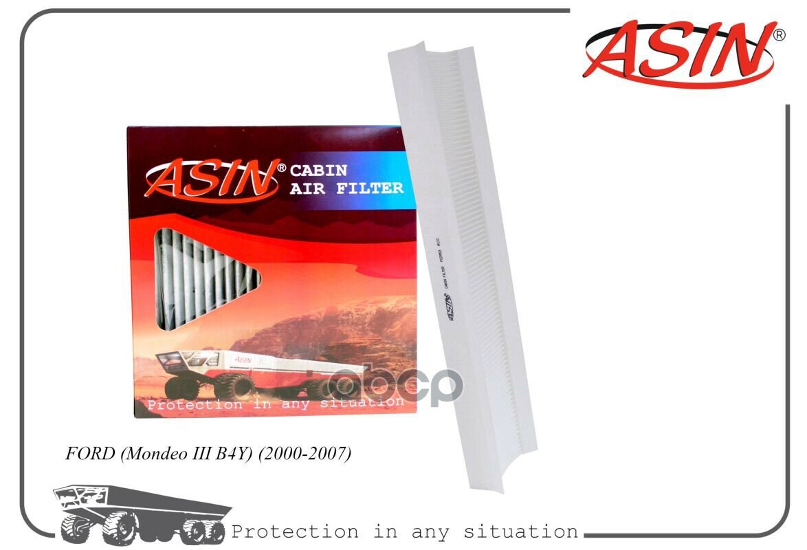 Фильтр салона Ford Mondeo III Jaguar X-Type ASIN арт. ASINFC2953