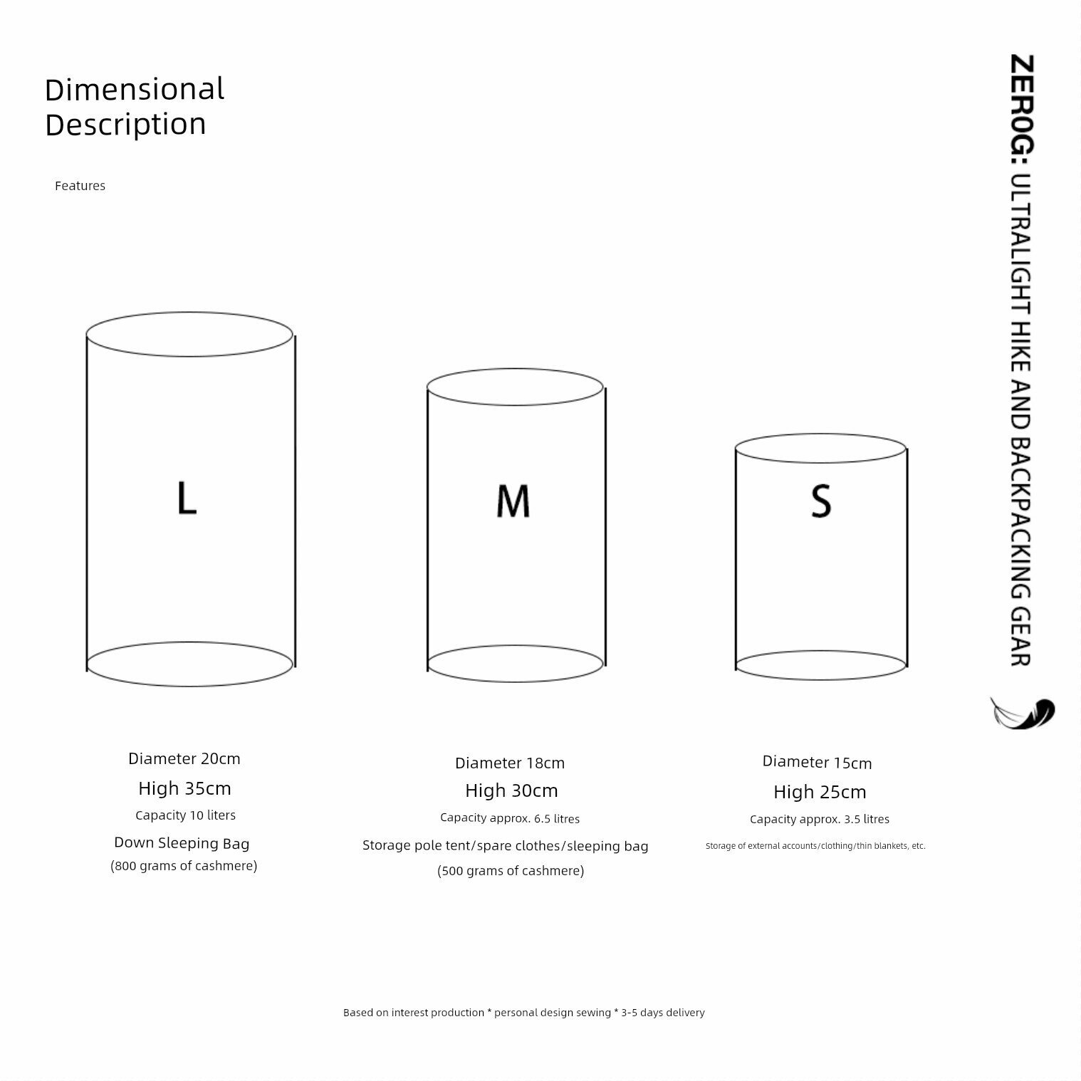 Распродажа: Легкий круглый мешок на шнурке из бумаги DuPont Tyvek для хранения пуховиков, спальных мешков, палаток