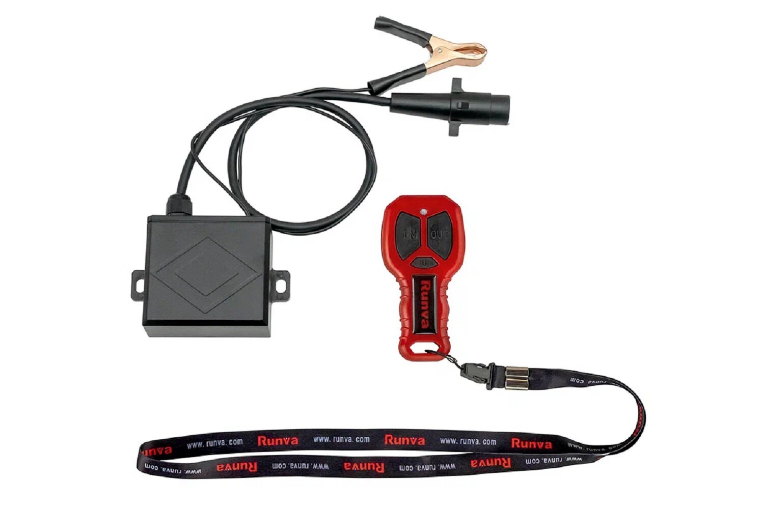 Пульт дистанционный RUNVA EWB, радиоуправление, черный, 12-24 В