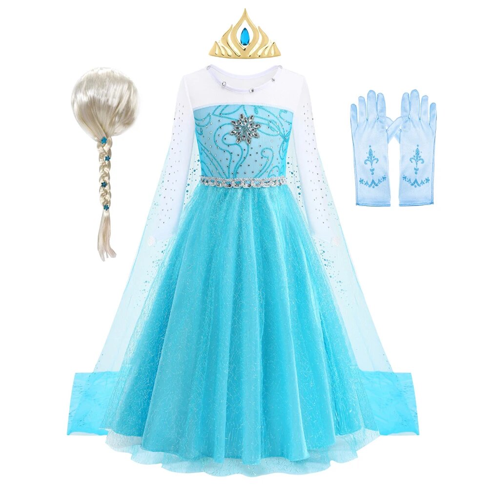 Платье Эльзы Disney для девочки 5-6T Tag-130, Dress7