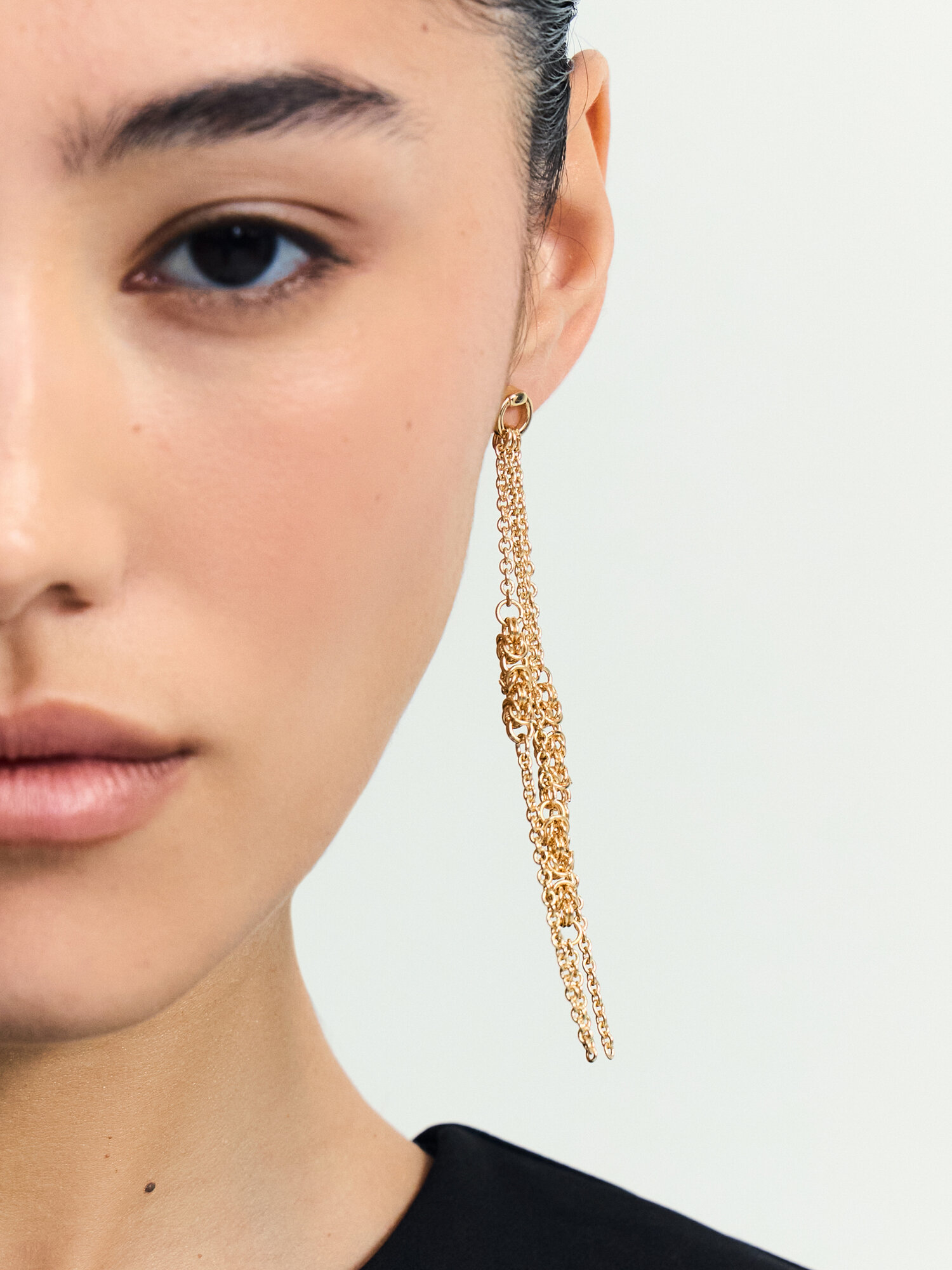 Серьги цепочки