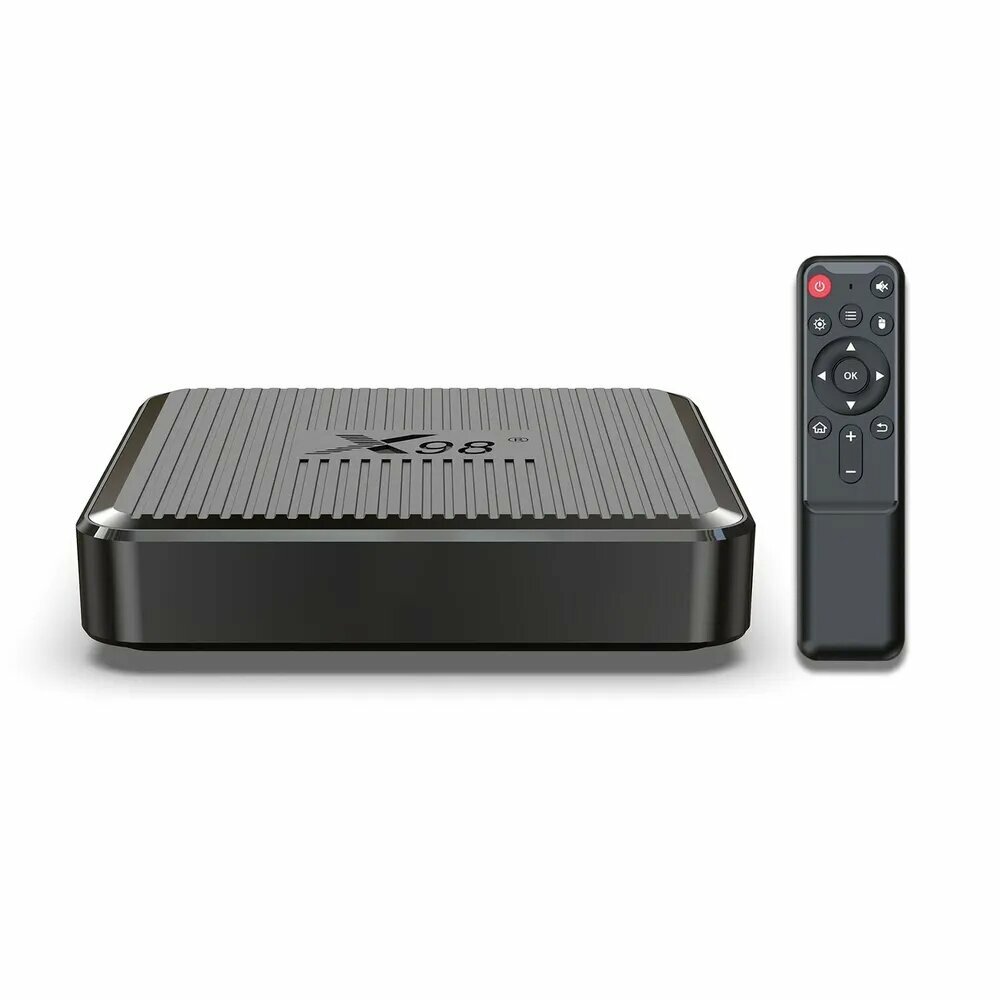 Приставка Set-top Box Quad Core ARM Cortex A35 2.4G/5G Wi-Fi с пультом 2+16GB