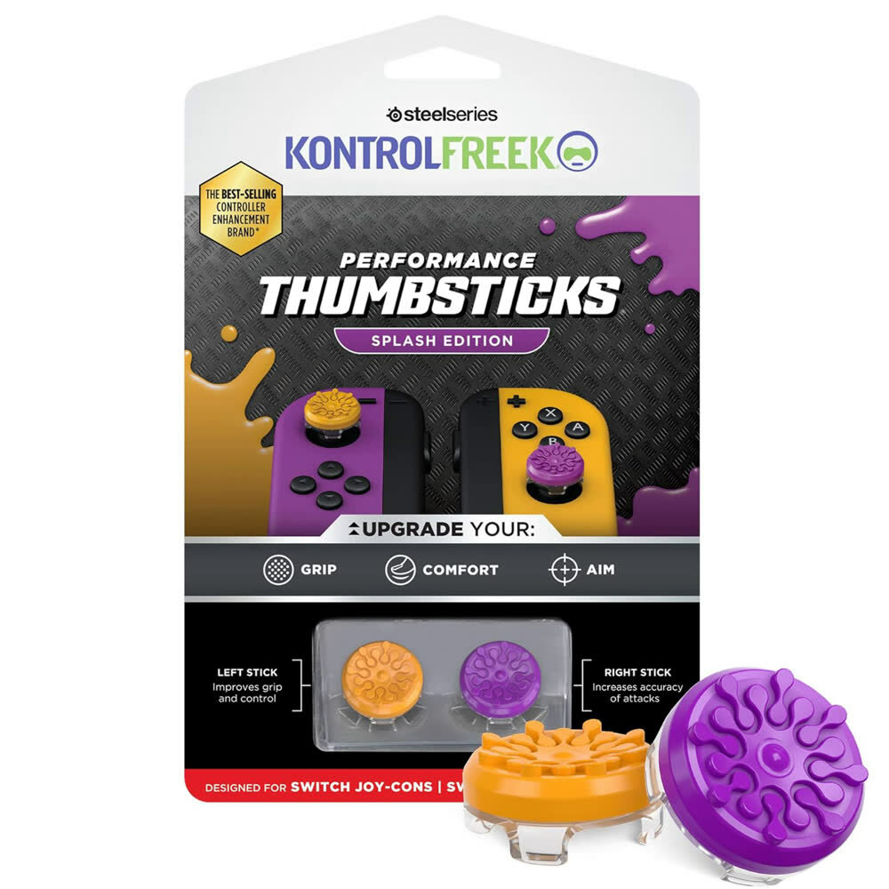 Насадка Nintendo Switch KontrolFreek Splash Edition Orange/Purple |9